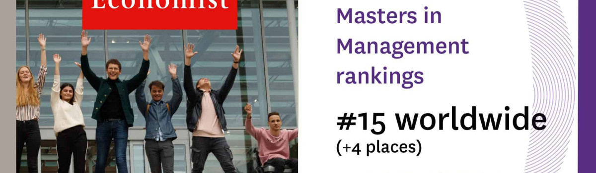 The Economist Ranking - NEOMA ranked 15th in the world - NEOMA