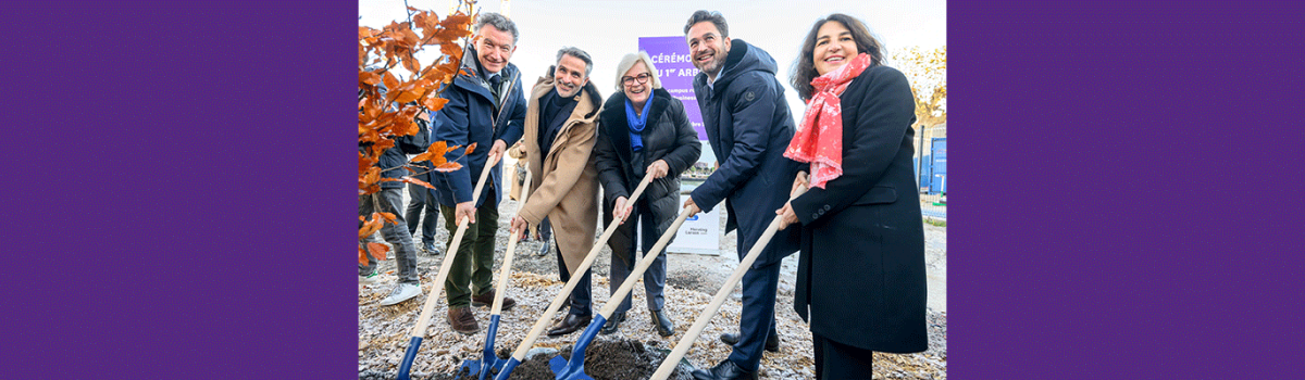 NEOMA plants the first tree on the new Reims campus - NEOMA